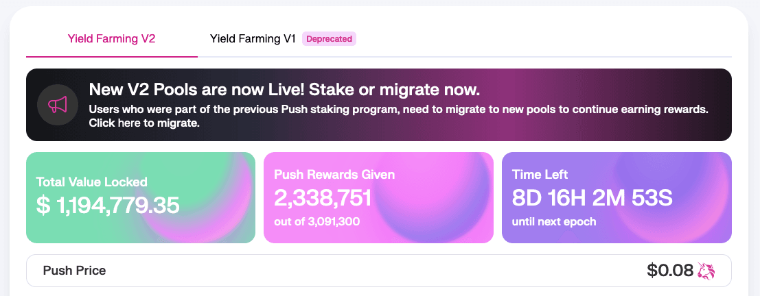 $PUSH Staking Guide - Cress